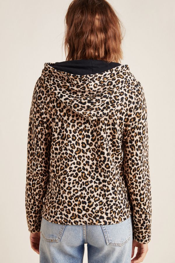 Kassidy Leopard Hoodie | Anthropologie