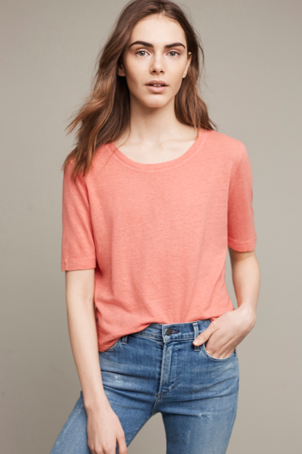 Organic Hemp Weekender Tee | Anthropologie