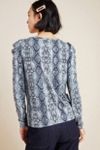 Skylar Snake-Printed Tee | Anthropologie
