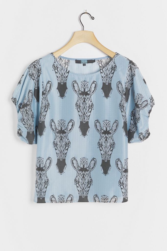 Zebra Lace Top | Anthropologie