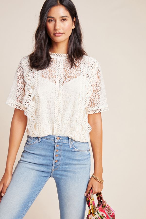 Carson Lace Top | Anthropologie