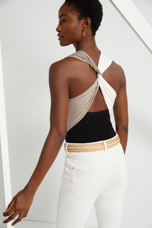 Colorblocked Cross-Back Tank | Anthropologie