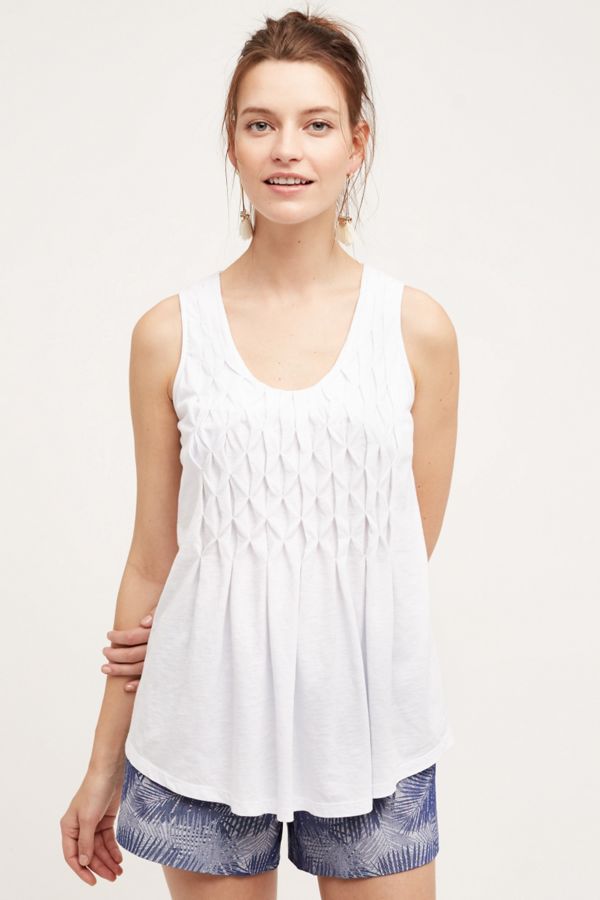 Diamond Smocked Top | Anthropologie