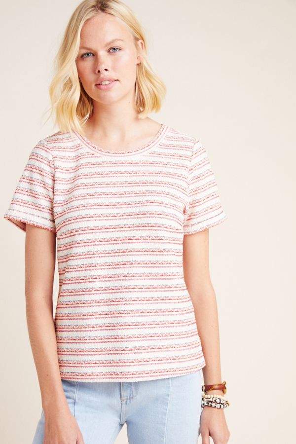 Cantare Textured Knit Tee | Anthropologie