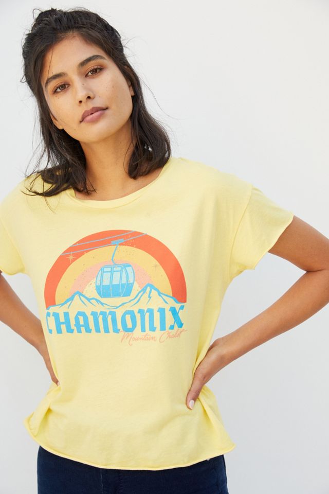 Chamonix Cropped Graphic Tee | Anthropologie