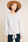 Madeline Tie-Front Pullover | Anthropologie