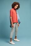 Woven Mock Neck Pullover | Anthropologie