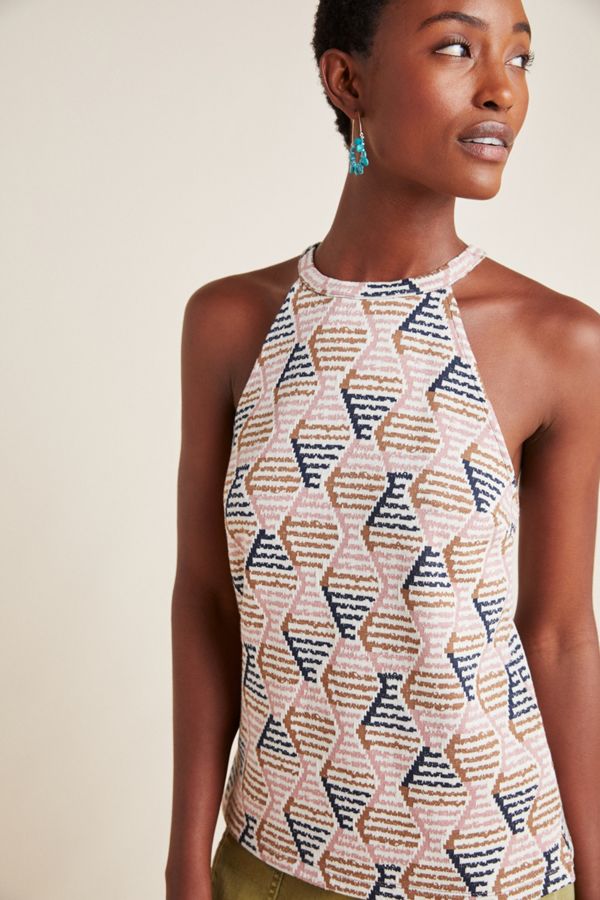 Lindsay Structured Halter Top | Anthropologie