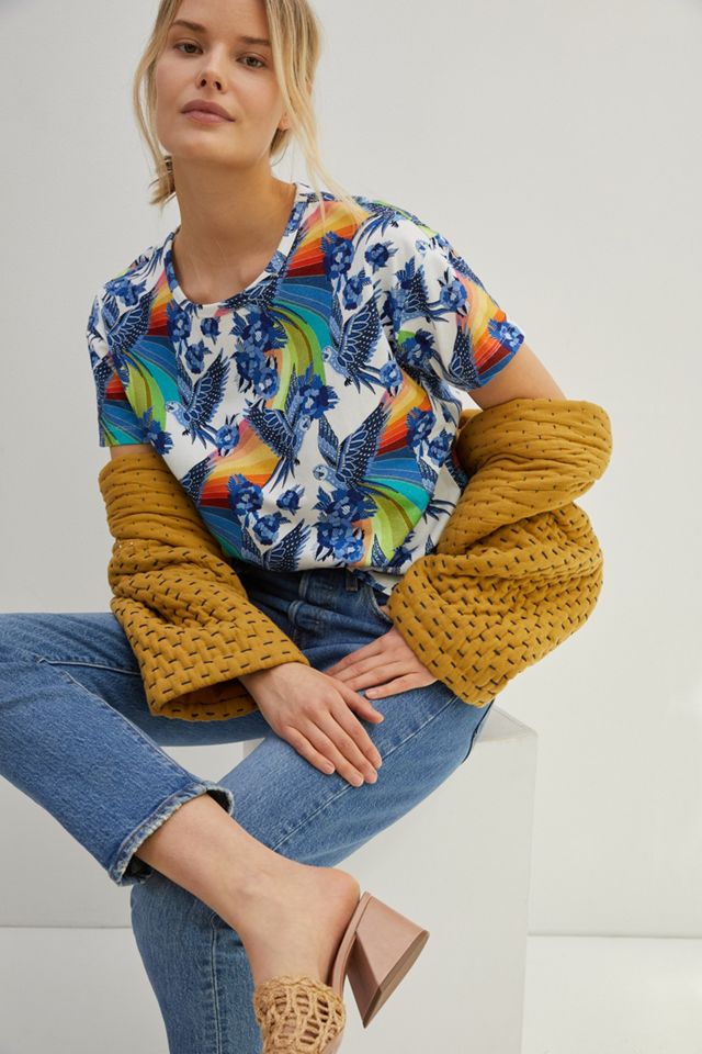 Farm Rio Aves Graphic Tee | Anthropologie
