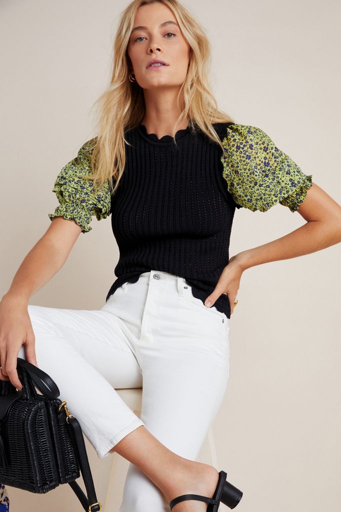 Parvati Puff-Sleeved Top | Anthropologie