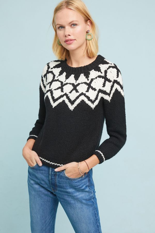 Robyn Fair Isle Sweater | Anthropologie