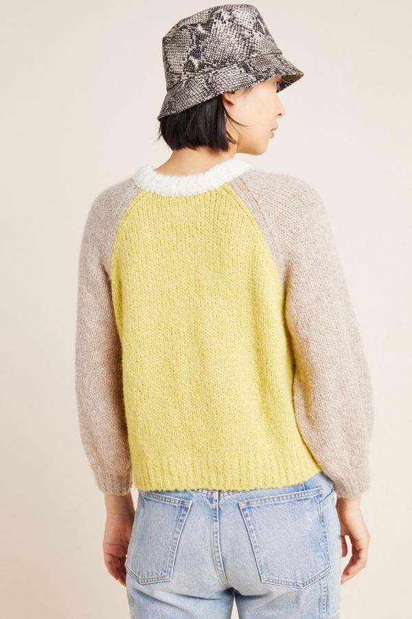 Angie Colorblocked Sweater | Anthropologie
