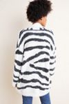 Zebra Eyelash Cardigan | Anthropologie