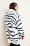 Zebra Eyelash Cardigan | Anthropologie