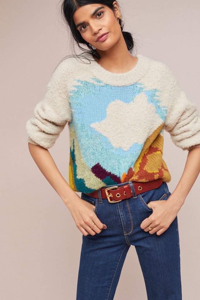 Lovliest Landscape Sweater | Anthropologie