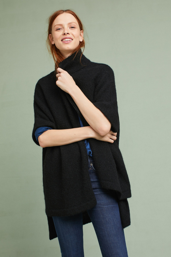Alpaca Blend Poncho | Anthropologie