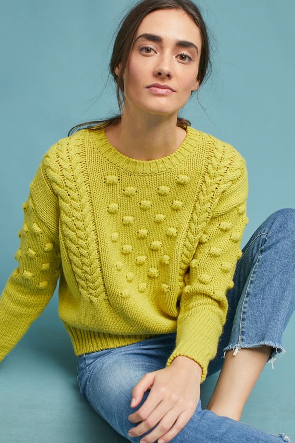 Textured Cable Pullover | Anthropologie
