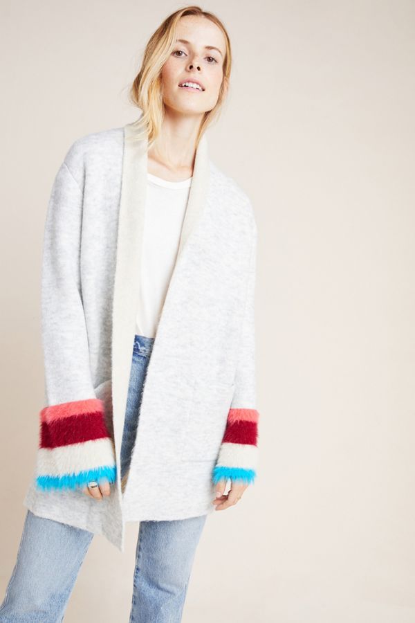 Flore Colorblocked Cardigan | Anthropologie UK