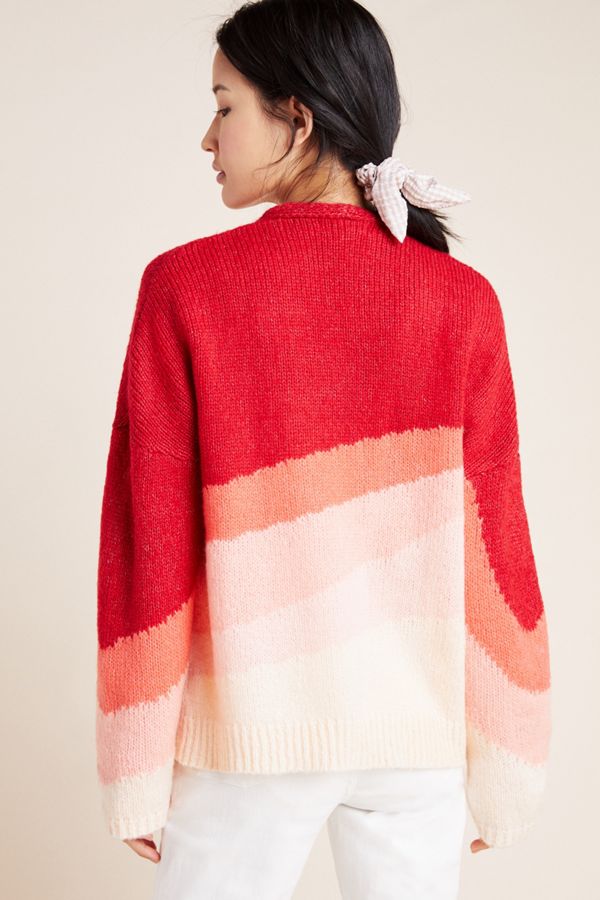 Mimi Colorblocked Cardigan | Anthropologie