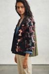 Felia Fringed Patchwork Cardigan | Anthropologie