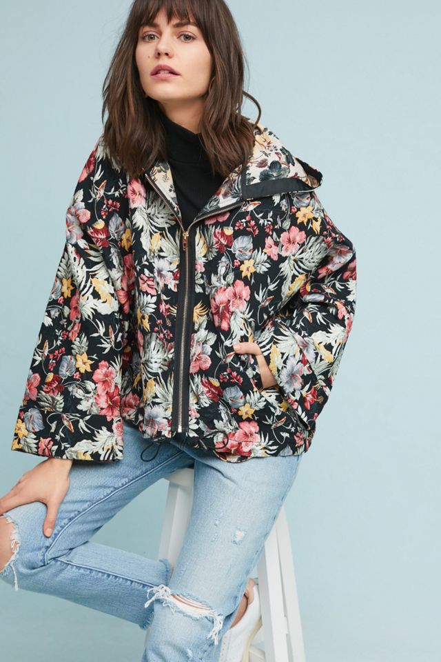 Summer Floral Windbreaker | Anthropologie