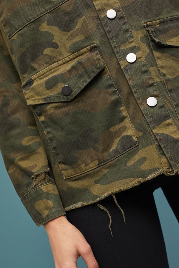 Jane Camo Jacket | Anthropologie