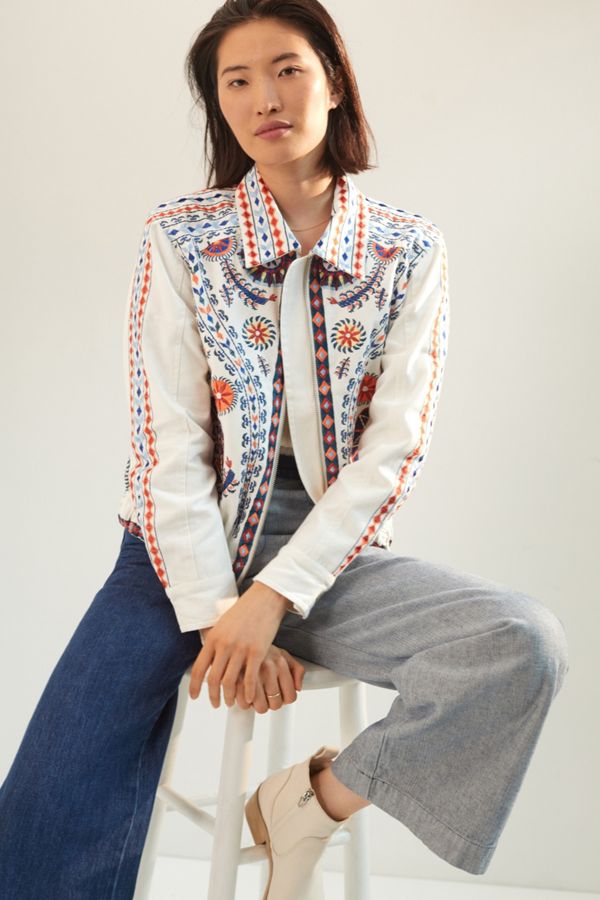 Frontier Embroidered Jacket | Anthropologie UK