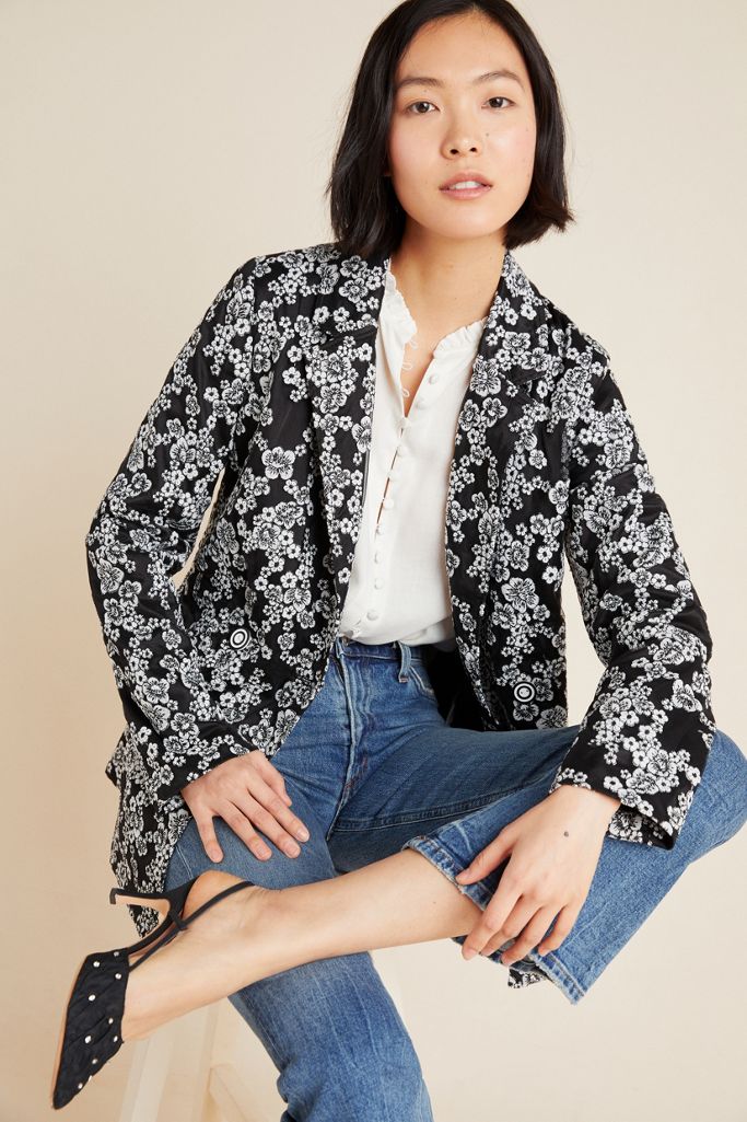 Aylie Embroidered Blazer | Anthropologie