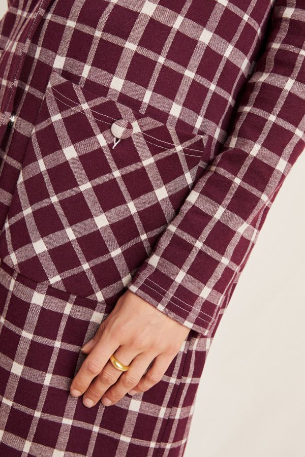 Melrose Plaid Duster | Anthropologie