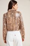 Python Textured Trucker Jacket | Anthropologie