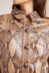 Python Textured Trucker Jacket | Anthropologie