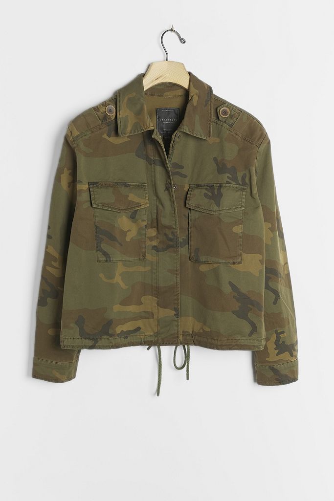 Sanctuary Camo Utility Jacket | Anthropologie