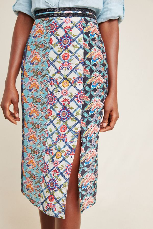 Azure Pencil Skirt | Anthropologie