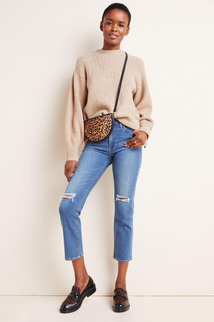 Levis High Rise Cropped Straight Jeans Anthropologie