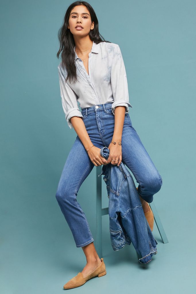 3x1 W4 Colette High-Rise Slim Cropped Jeans | Anthropologie