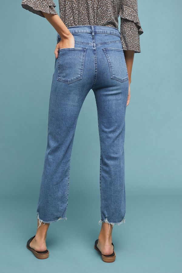 3x1 Austin Ultra High-Rise Straight Cropped Jeans | Anthropologie