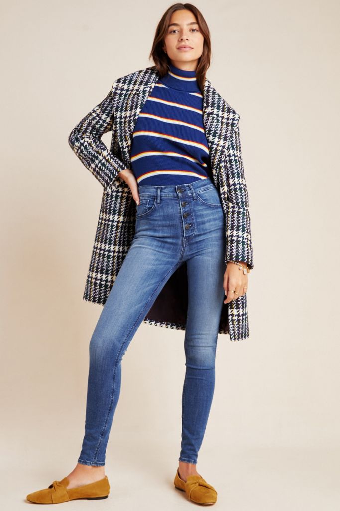 3x1 Poppy High-Rise Button-Fly Skinny Jeans | Anthropologie