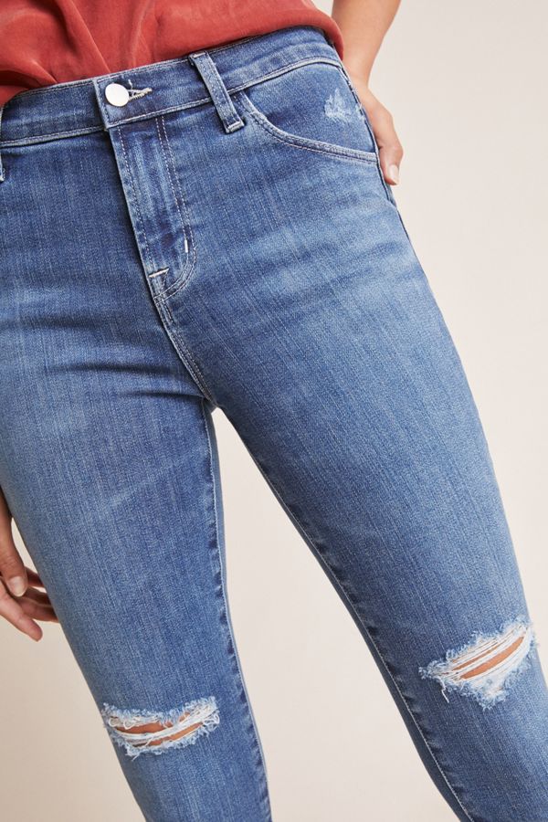 J Brand Maria High-Rise Skinny Jeans | Anthropologie
