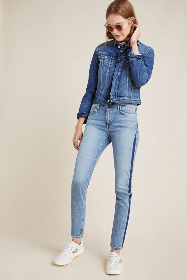 AGOLDE Toni Mid-Rise Slim Jeans | Anthropologie