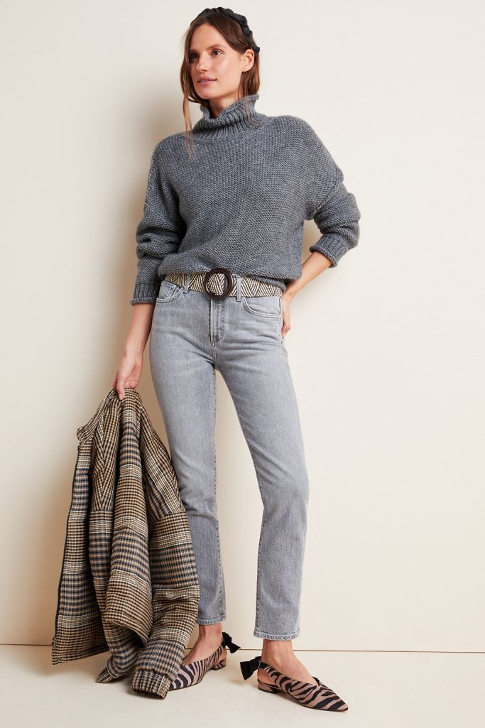 AGOLDE Toni High-Rise Slim Straight Jeans | Anthropologie