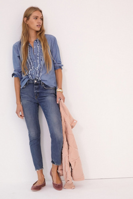 AGOLDE Toni High-Rise Slim Jeans | Anthropologie