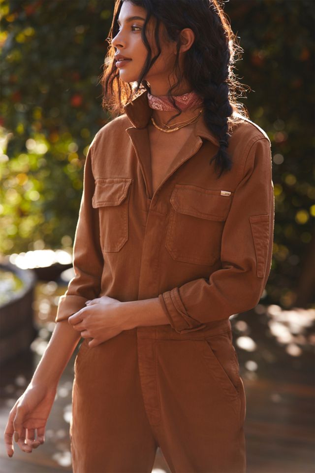 MOTHER The Fixer Denim Utility Jumpsuit | Anthropologie