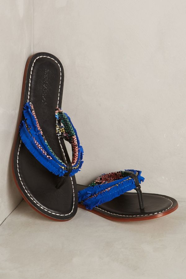 Bernardo Miami Fringe Sandals | Anthropologie