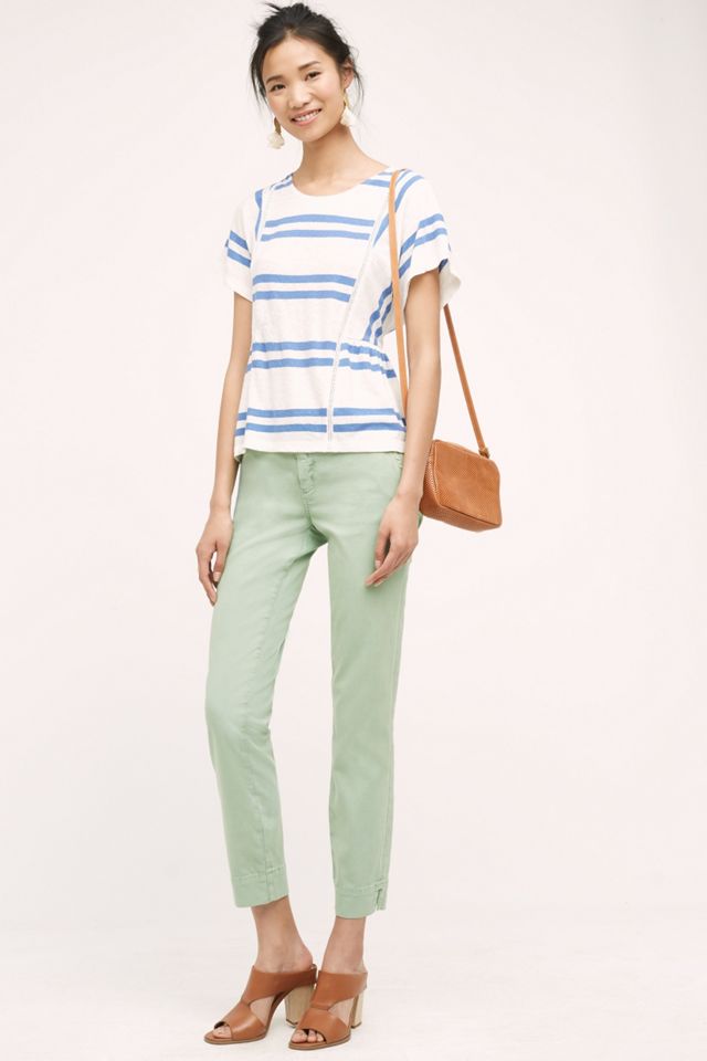 Pilcro Stet Chino Capris | Anthropologie