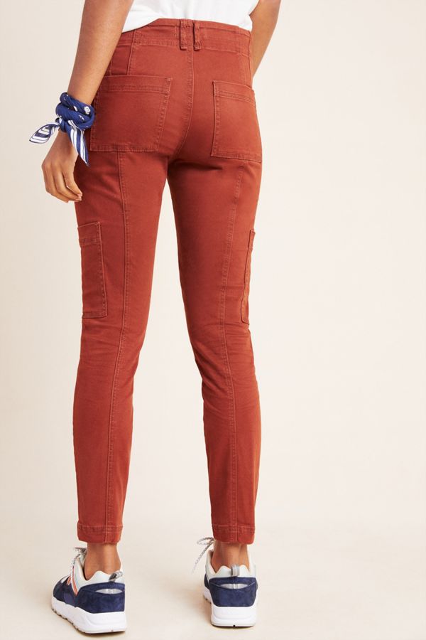 Jefferson High-Rise Slim Utility Pants | Anthropologie