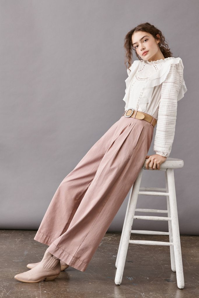 Caleb Wide-Leg Pants | Anthropologie