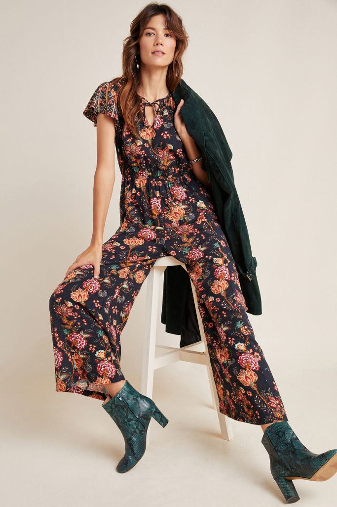 Farm Rio Lillian Wide-Leg Jumpsuit | Anthropologie