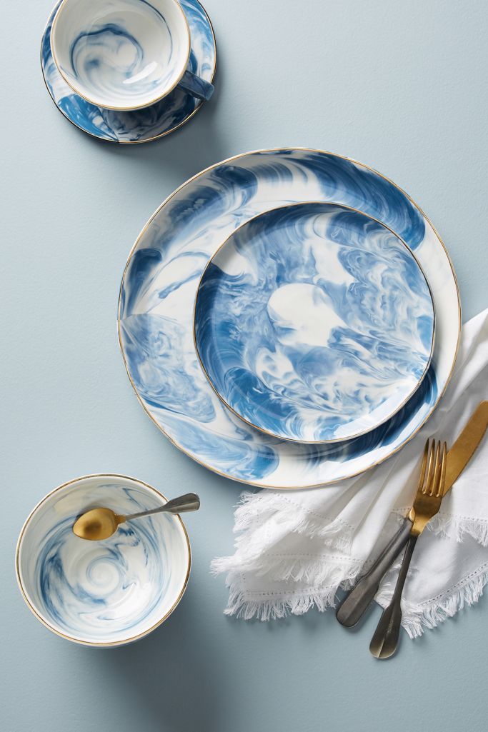 Strata Dinner Plate | Anthropologie
