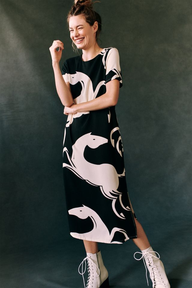 Corey Lynn Calter Caballos Midi Dress | Anthropologie