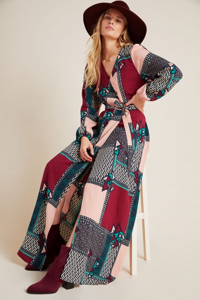 Virginia Wrap Maxi Dress | Anthropologie